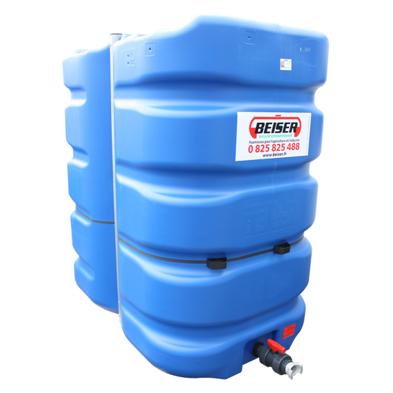 Cuve 3000 litres PEHD qualité alimentaire stockage Eau – Beiser Cuve 3000 litres PEHD qualité alimentaire stockage Eau – Beiser