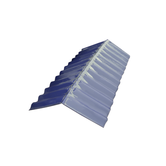 Faitière Tôle ONDULEE 1,10 m BLEU ARDOISE | Accessoires - tôles ...